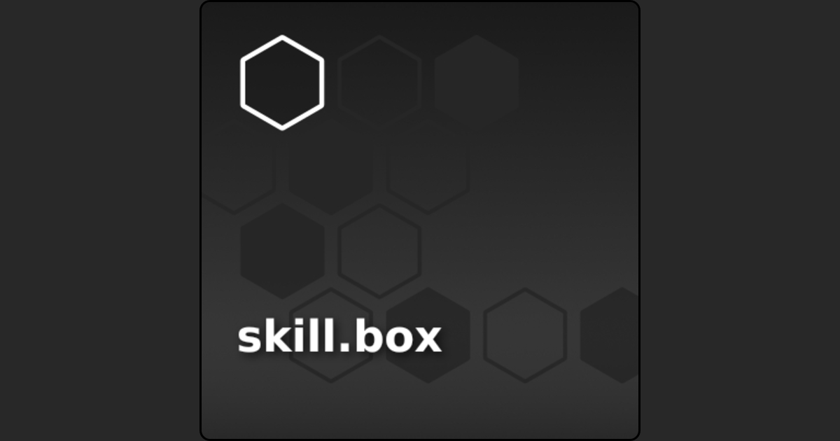 skill.box - Profile | .box